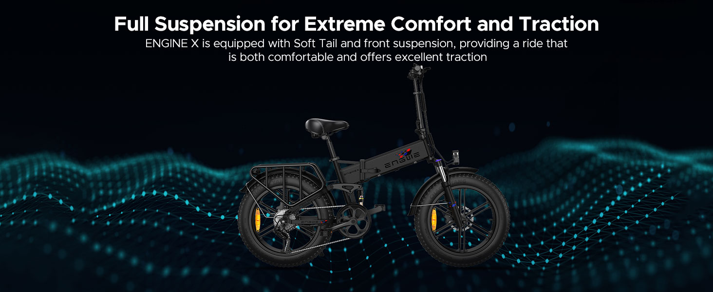 velo electrique pliable ENGWE ENGINE X Autonomie 120km 42km/h Pneus ...